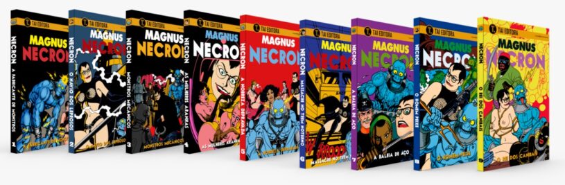 Tai Editora comemora aniversário do Magnus com novos volumes de Necron